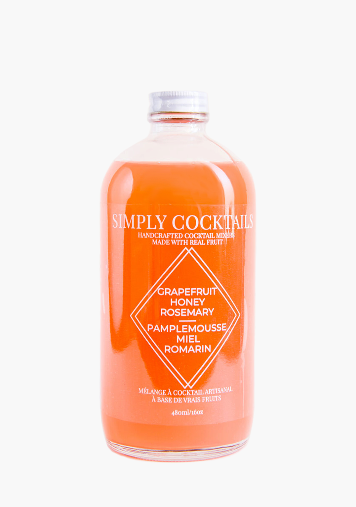 Simply Cocktails 'Grapefruit Honey Rosemary' Mixer – Willow Park Wines & Spirits