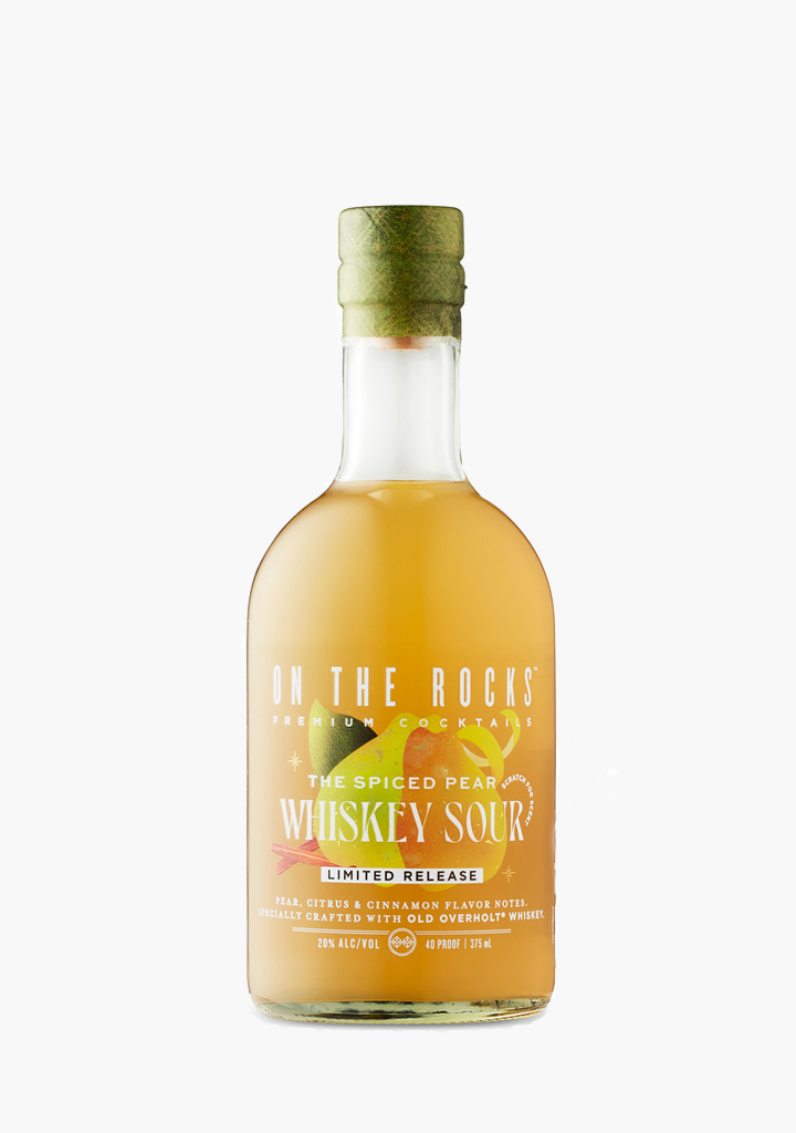 On the Rocks Spiced Pear Whiskey Sour - 375ML – Willow Park Wines & Spirits