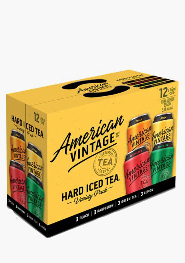 American Vintage Hard Iced Tea Variety Pack - 12x355ML – Willow Park ...