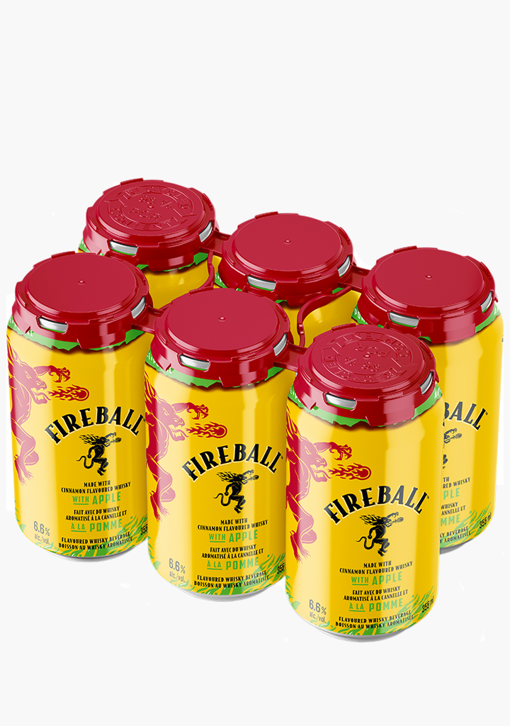 Fireball Apple Cinnamon - 6x355ML – Willow Park Wines & Spirits