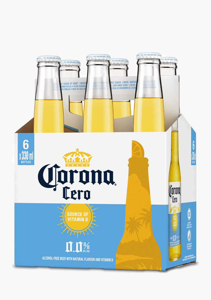 Corona Cero 0.0 - 6x330mL – Willow Park Wines & Spirits