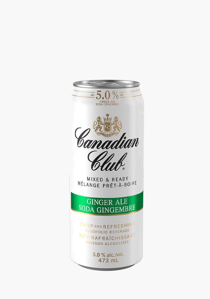 Canadian Club & Ginger Can - 473ML – Willow Park Wines & Spirits