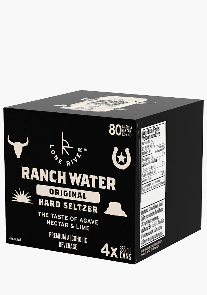 Lone River Original Ranch Water 4x355ML – Willow Park Wines & Spirits
