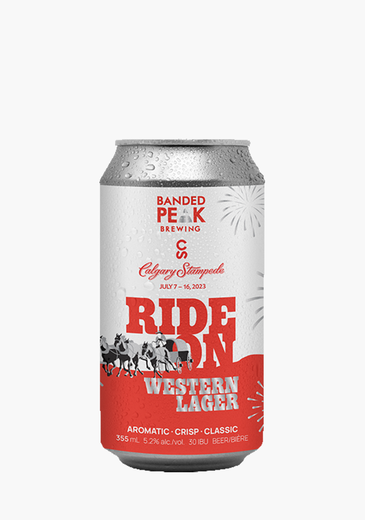 Banded Peak 'Ride On' Lager - 12 X 355ML – Willow Park Wines & Spirits