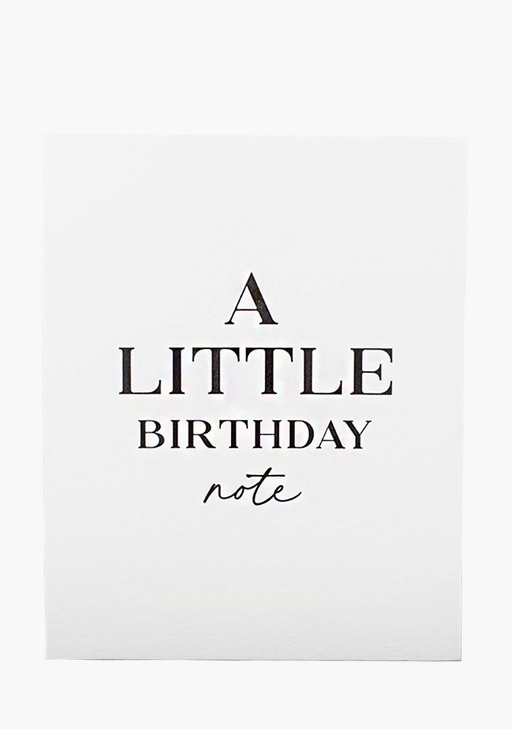 Wrinkle & Crease Local Greeting Card - Little Birthday Note – Willow ...