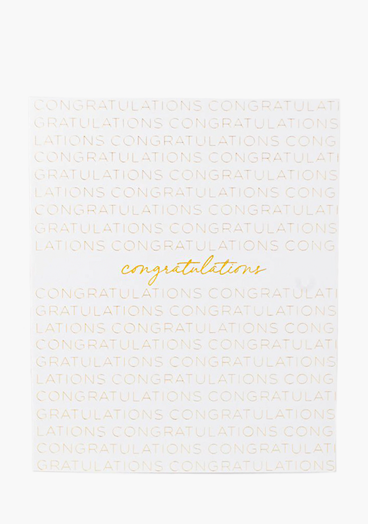 Wrinkle & Crease Local Greeting Card - Congratulations