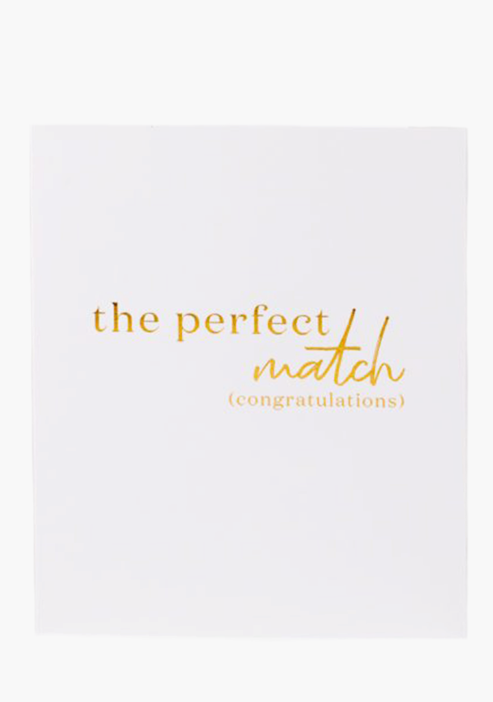 Wrinkle & Crease Local Greeting Card - Perfect Match