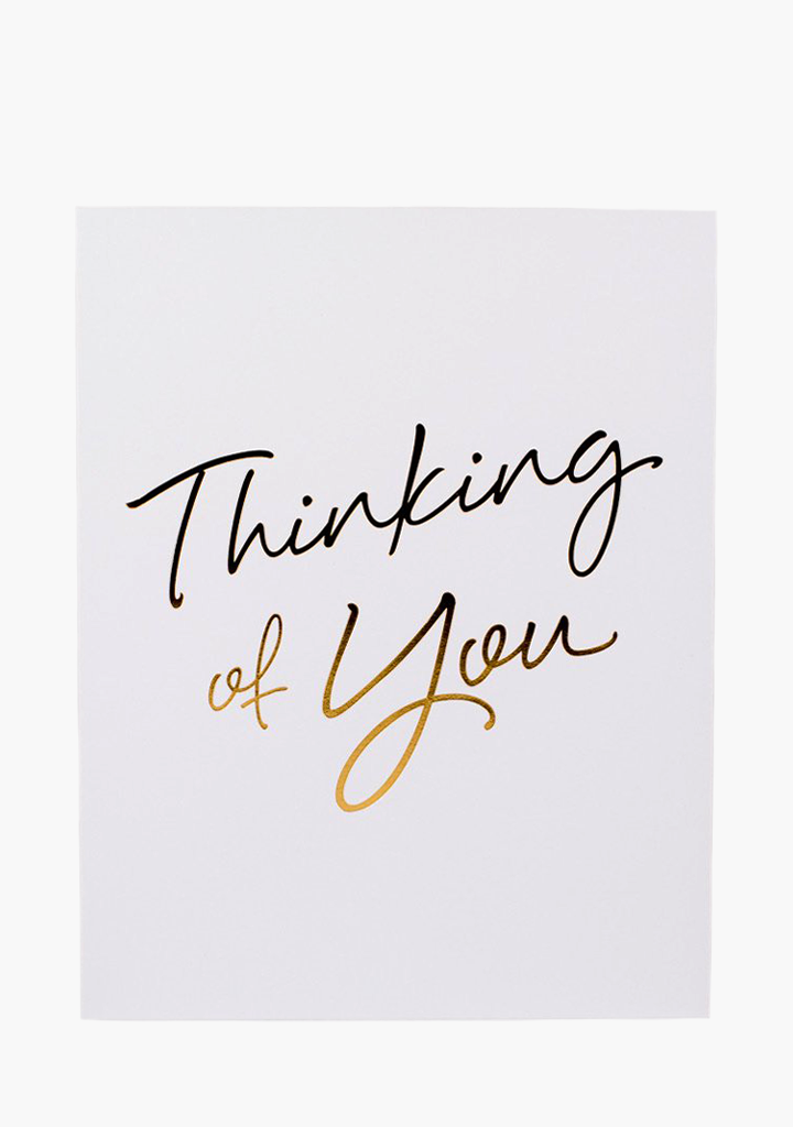Wrinkle & Crease Local Greeting Card - Thinking Of You