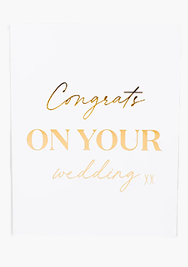 Wrinkle & Crease Local Greeting Card - Congrats Wedding – Willow Park ...
