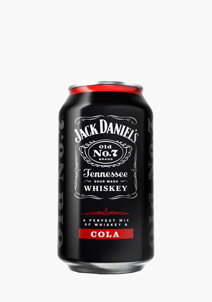 Jack Daniel's & Cola - 4 X 355ML – Willow Park Wines & Spirits