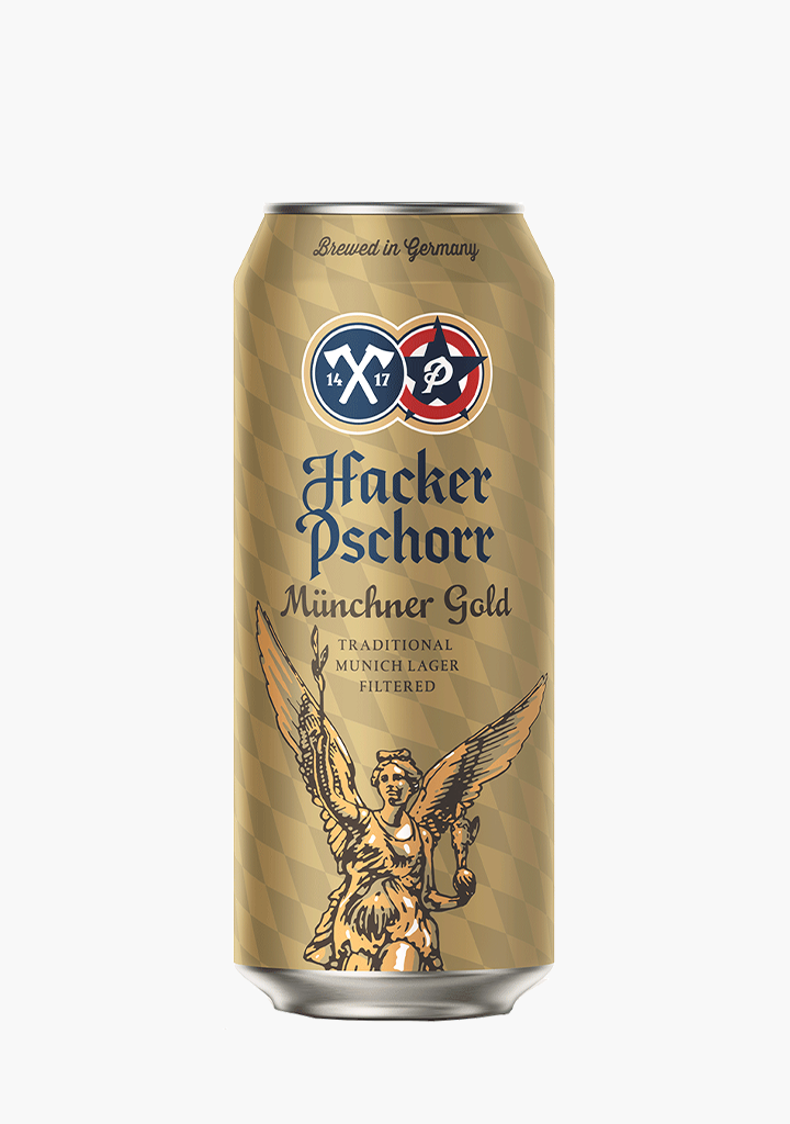 Hacker-Pschorr Munich Gold Lager – Willow Park Wines & Spirits