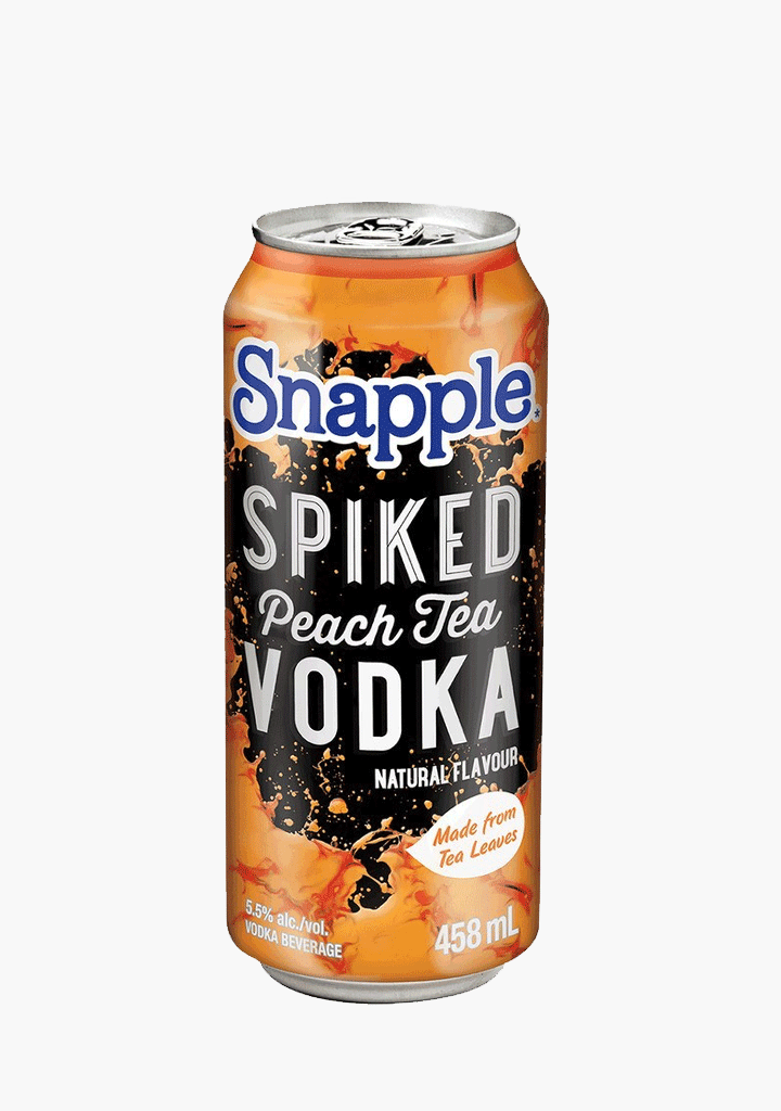 Snapple Spiked Peach Tea Vodka - 458ML – Willow Park Wines & Spirits