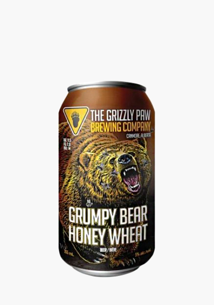 Grizzly Paw 'Grumpy Bear' Honey Wheat - 6 x 355ML – Willow Park Wines ...