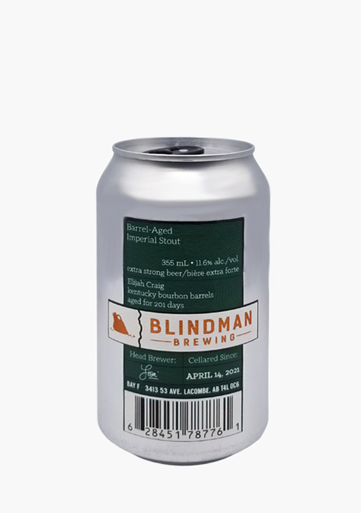 Blindman Brewing Bourbon Barrel Aged Imperial Stout – Willow Park Wines ...