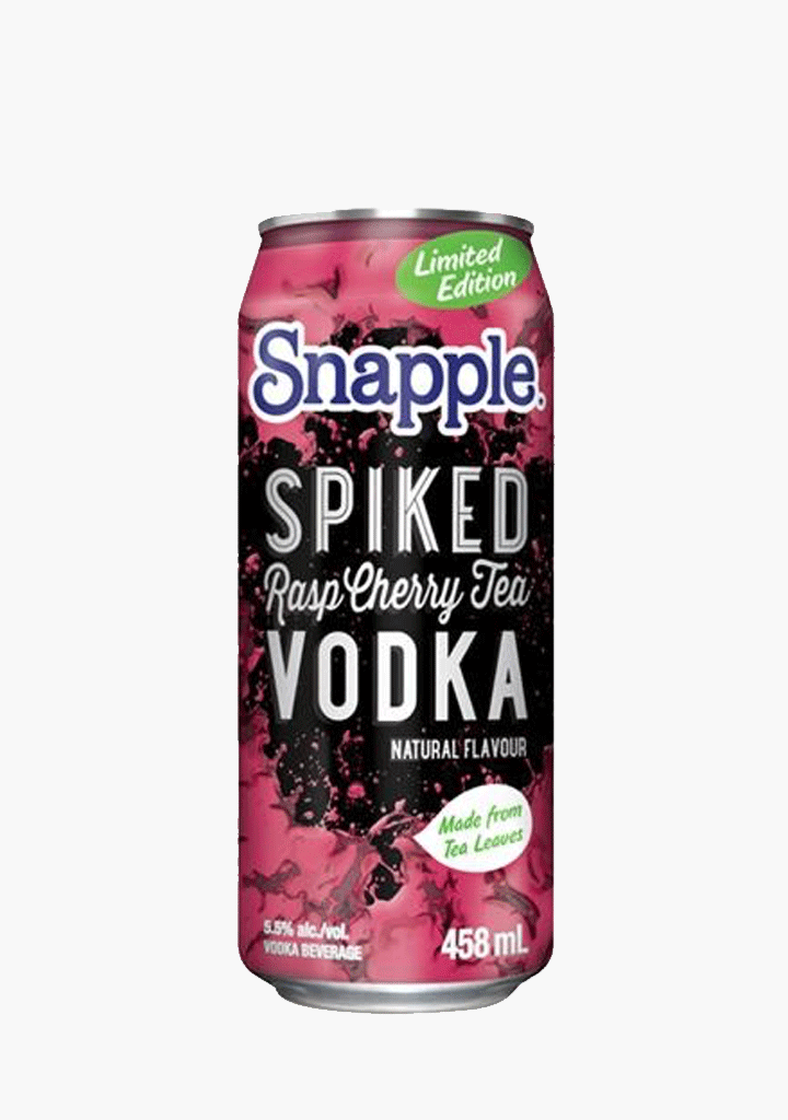Snapple Spiked RaspCherry Tea Vodka - 458ML – Willow Park Wines & Spirits