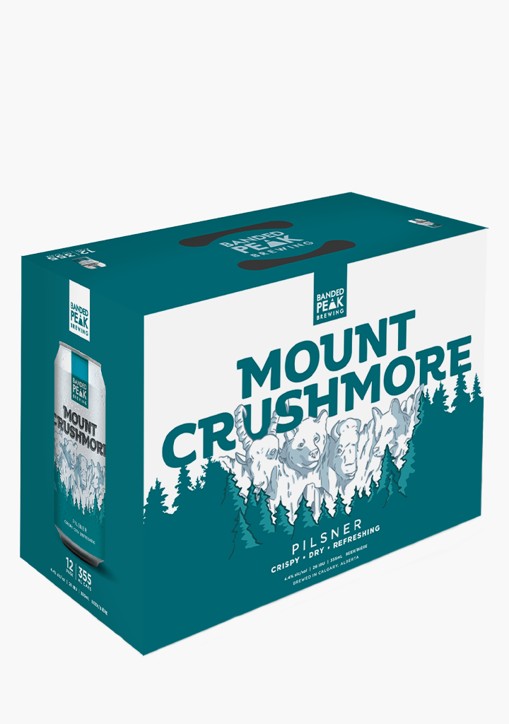 Banded Peak 'Mount Crushmore' Pilsner - 12x355ML – Willow Park Wines ...