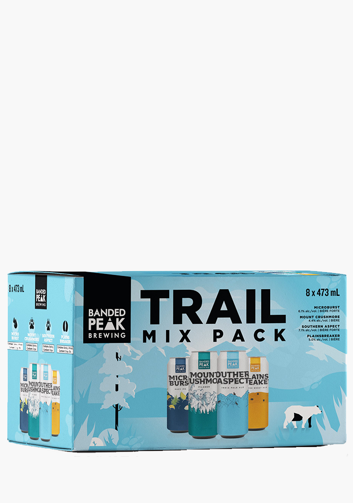 Banded Peak Trail Mix Pack- 8x473ML – Willow Park Wines & Spirits