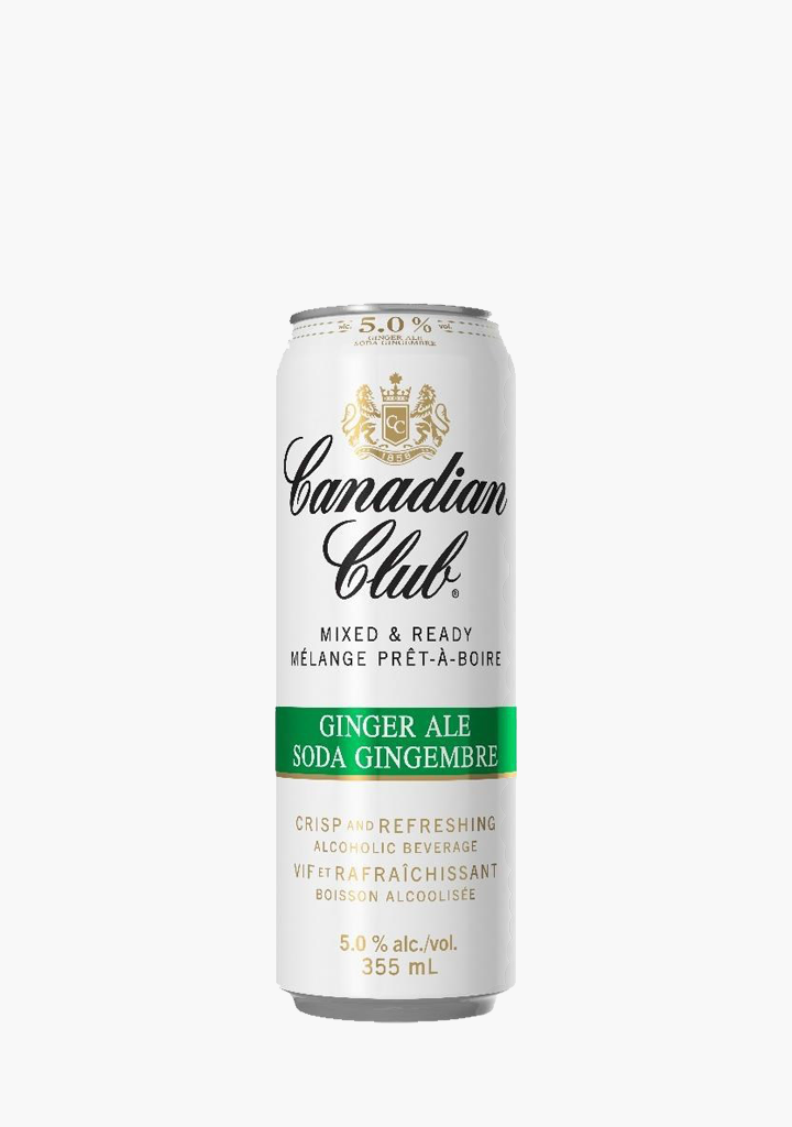 Canadian Club Ginger Ale - 6 x 355ML – Willow Park Wines & Spirits