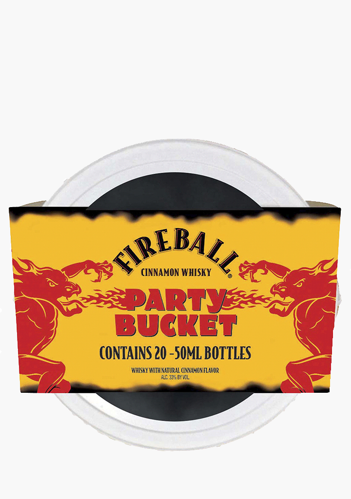 Fireball Party Bucket - 20 x 50ML – Willow Park Wines & Spirits