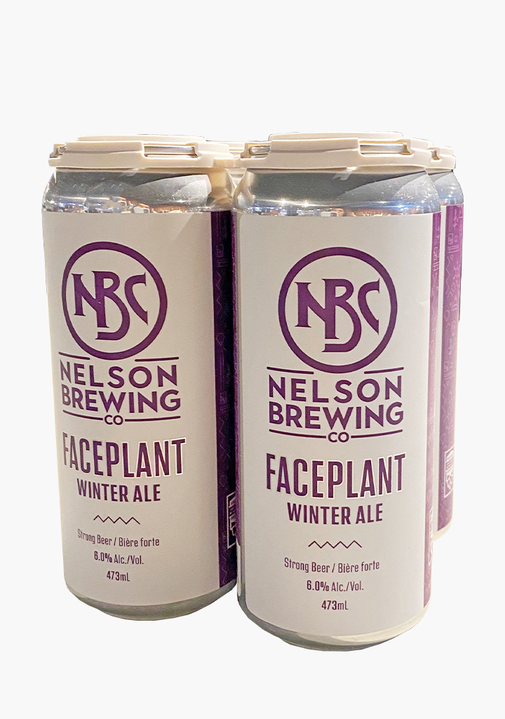 Nelson Brewing 'Faceplant' Organic Winter Ale - 4 X 473ML – Willow Park ...